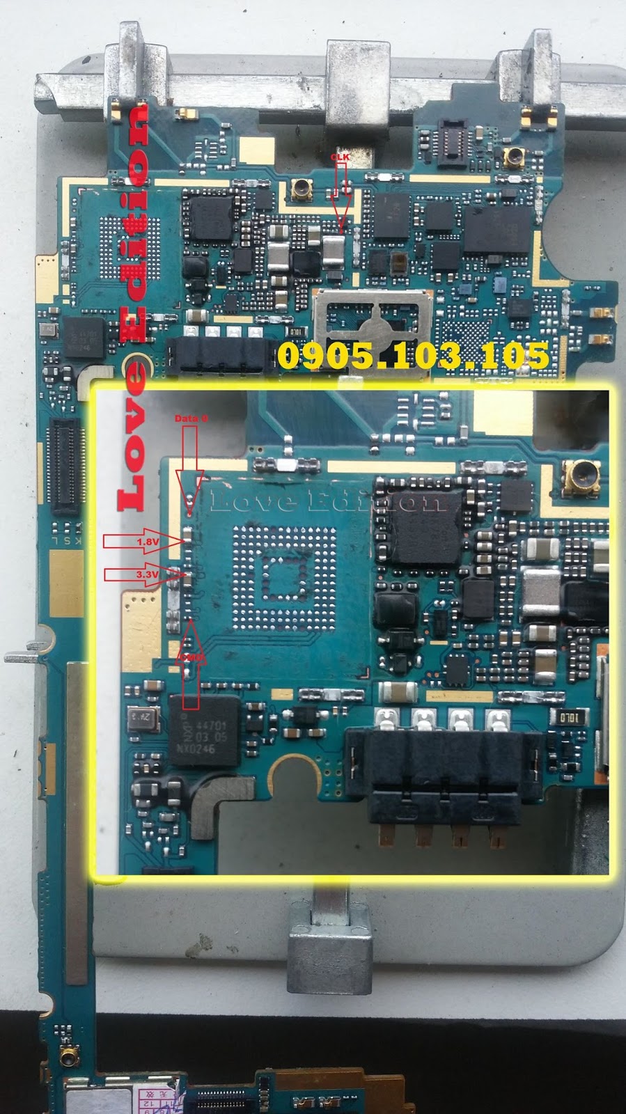 PINOUT DIRECT EMMC LG ( ISP ) | W i n k GSM