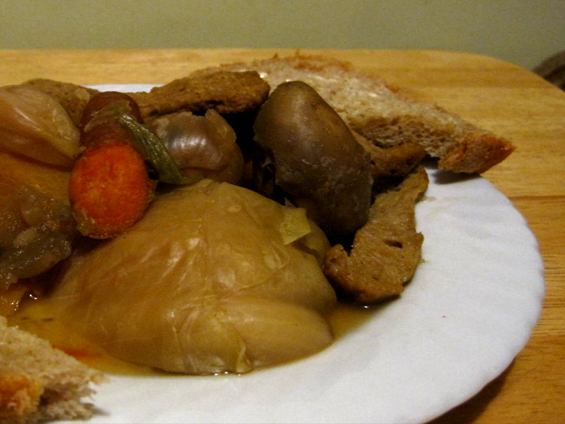 Vegan à Montréal: Bouilli végétalien au seitan