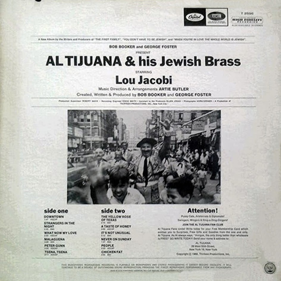 Vintage Stand-up Comedy: Booker & Foster, Lou Jacobi - Al Tijuana & His ...