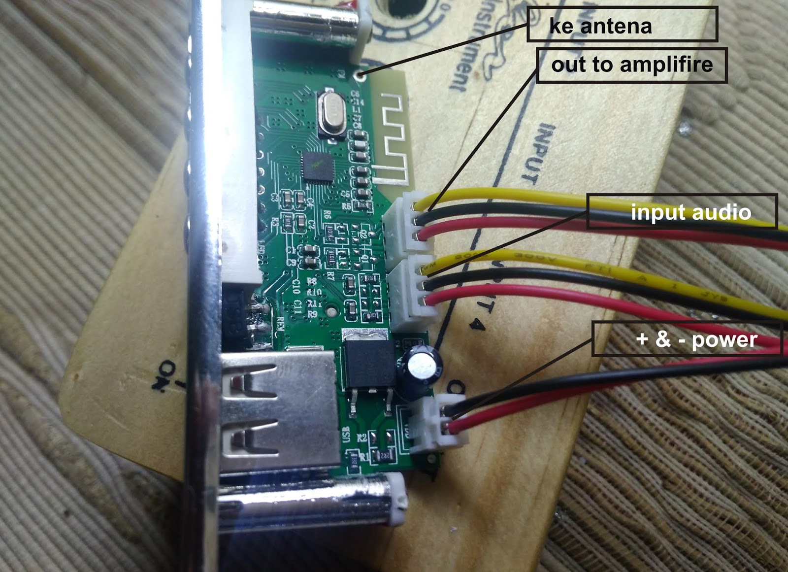 Cara pasang bluetooth MP3 player pada rangkaian elektronika – BLOGKAMARKU Cara pasang bluetooth MP3 player pada rangkaian elektronika – BLOGKAMARKU