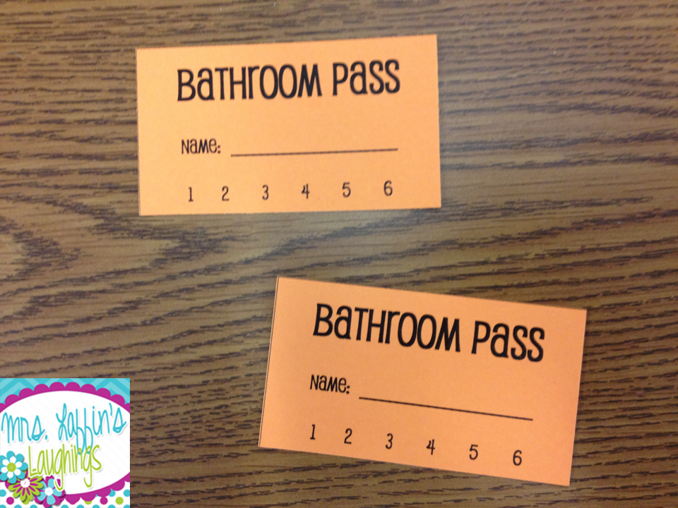 Mrs. Laffin's Laughings: Cutting Down on Bathroom Trips