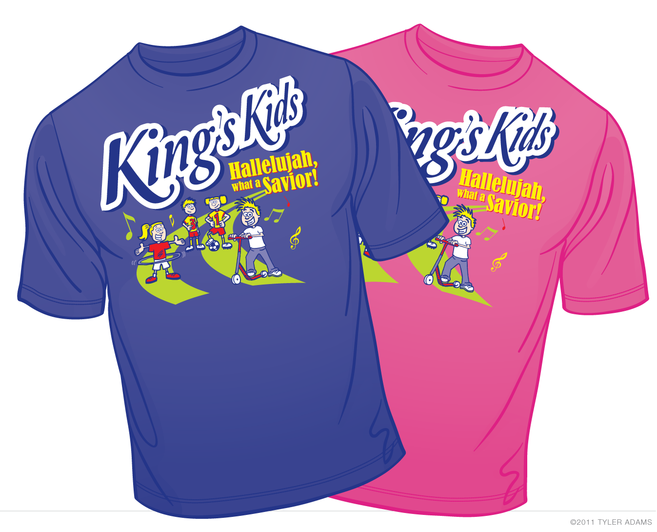 Tyler Adams Design: A Graphic Design Blog: King's Kids Shirts 2011
