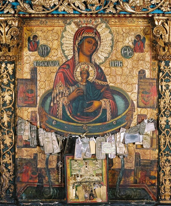 Icon-painting Facts: Icon of the Life-Giving Spring of the Mother of ...