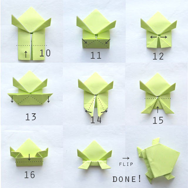 Cara Membuat Origami Kodok Lompat - Jenius Tutorial