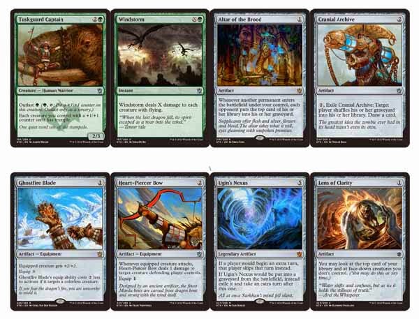 Magic the Gathering Adventures: Khans of Tarkir Noteworthy Cards