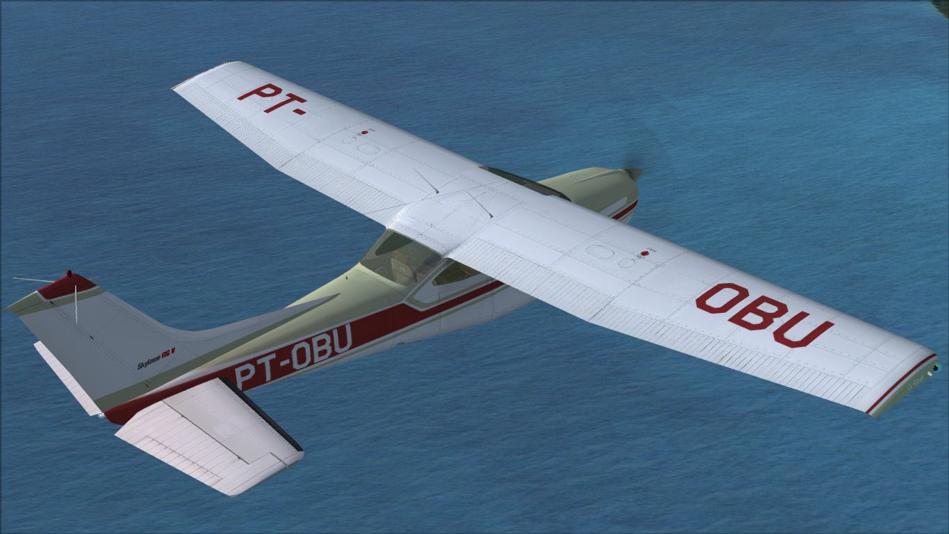 Texturas Brasileiras: Cessna C182 Skylane II RG PT-OBU