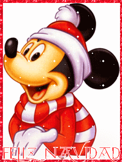 gifs animados de Mickey Mouse en Navidad | Trato o truco