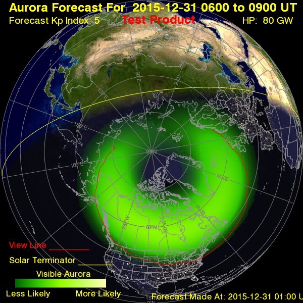 Cliff Mass Weather Blog: Aurora Borealis Over Washington State Tonight?