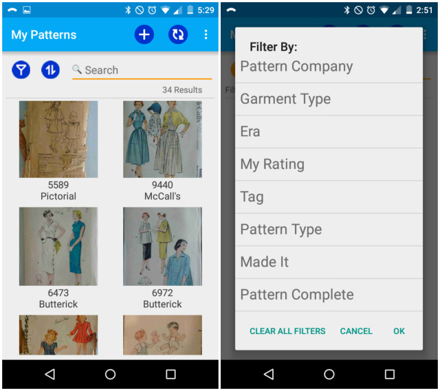 Mode de Lis: · Sewing Pattern Buddy app
