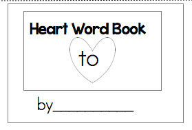 Joyful Learning In KC: Heart Word Books