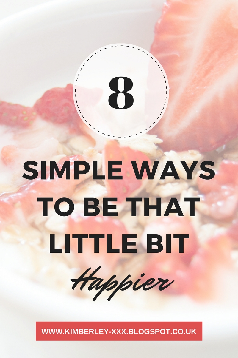 8 Simple ways to be that little bit happier | kimberley
