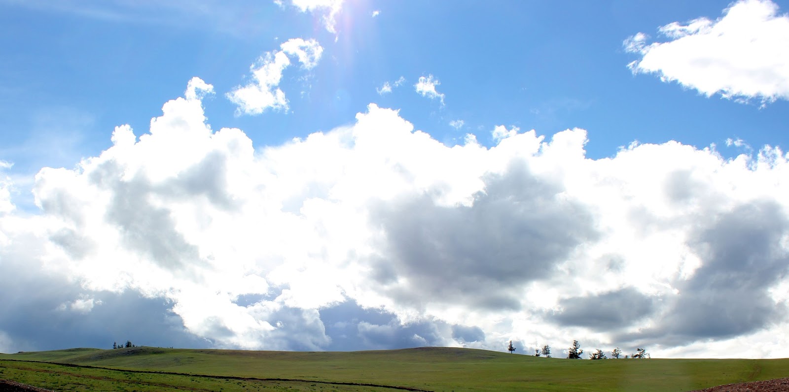Musings in Mongolia: Clouds and countryside scenes