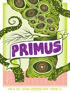 INSIDE THE ROCK POSTER FRAME BLOG: Sunday night's Primus poster by Doug ...