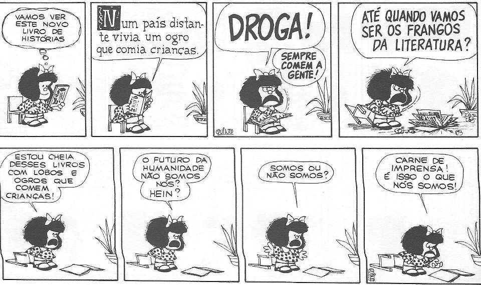 Tirinhas Literárias #1 - Leituras da Cá