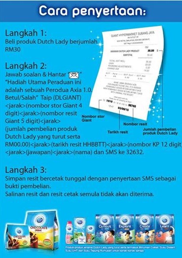 Contest Peraduan Malaysia: Dutch Lady Win Your Wish Contest!