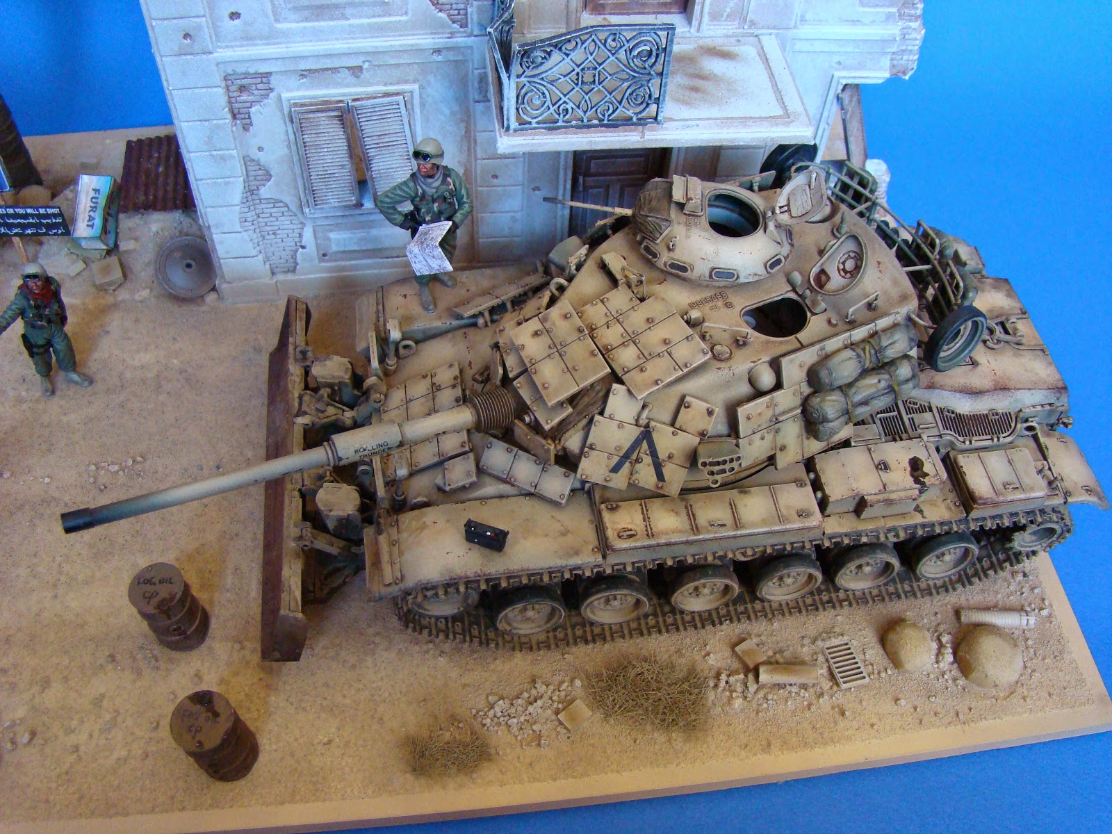 MY mini WORLD: 18. DIORAMA WITH A U.S. ARMY Μ60Α1-M9 / OPERATION IRAQ ...