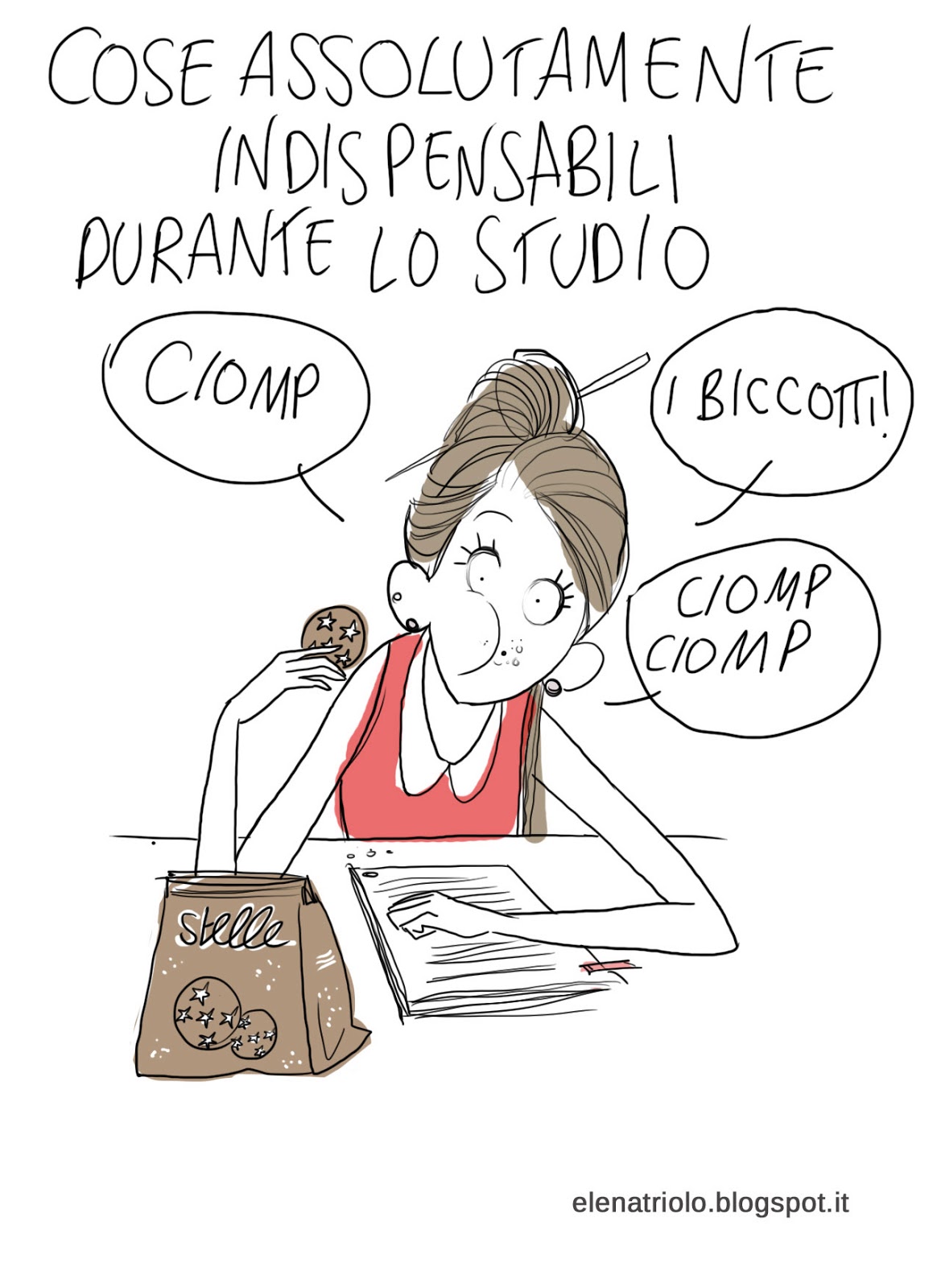 storie disegni carote e cannella: buono studio