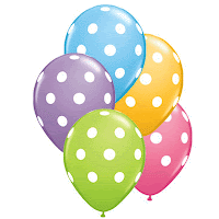 Party World's Blog - Party Planning and Ideas: Polka Dot Balloons