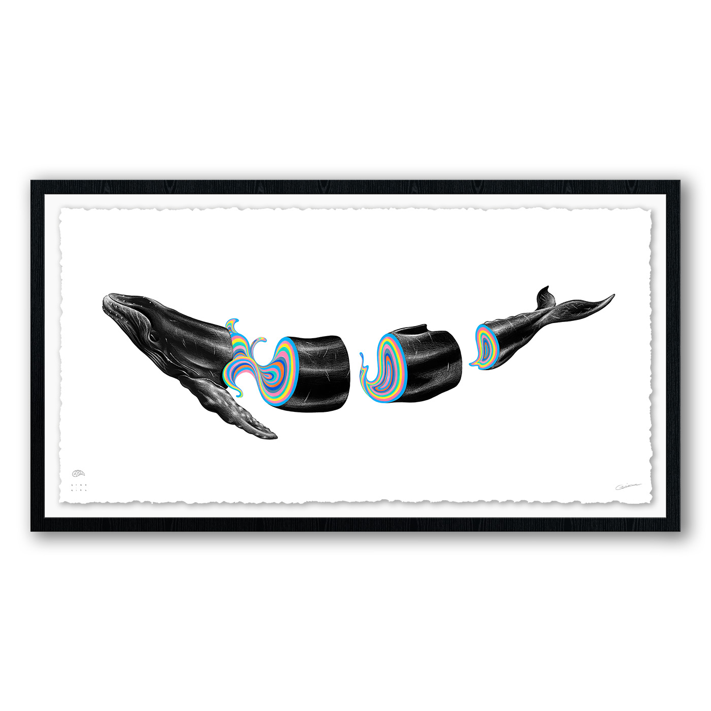 INSIDE THE ROCK POSTER FRAME BLOG: Gina Kiel Waves from the Deep Print ...