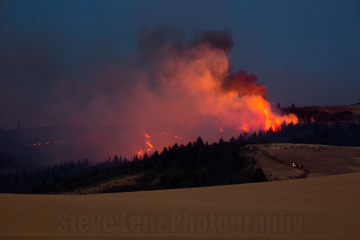 WALLA WALLA DAILY PHOTO As Seen By Susan: BLUE CREEK FIRE