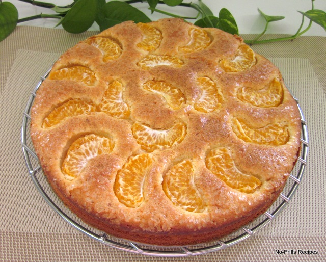 Mandarin yoghurt slice