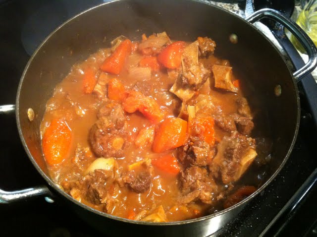 Ox Tail Stew with Tomato & Red Wine - Food Junkie Chronicles
