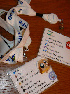 101 Days of Homeschooling: Day 2 / 101 - Work Badges