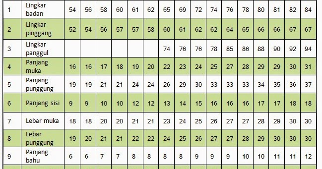 Ukuran Tinggi Badan Model - Soalan aj