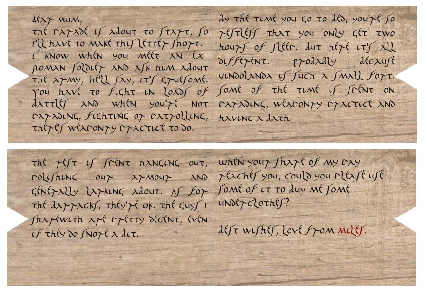 Minimus: Vindolanda letters