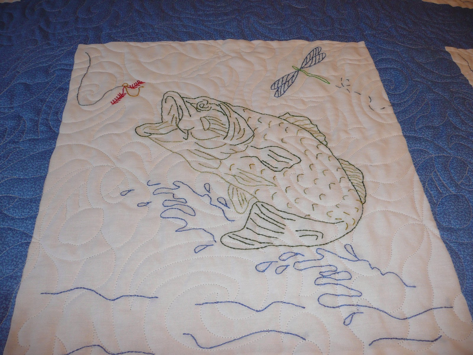 Acorn Ridge Quilting: Betty's Bass Quilt