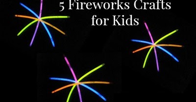 5 Fireworks Crafts: Kid's Co-op ~ Reading Confetti
