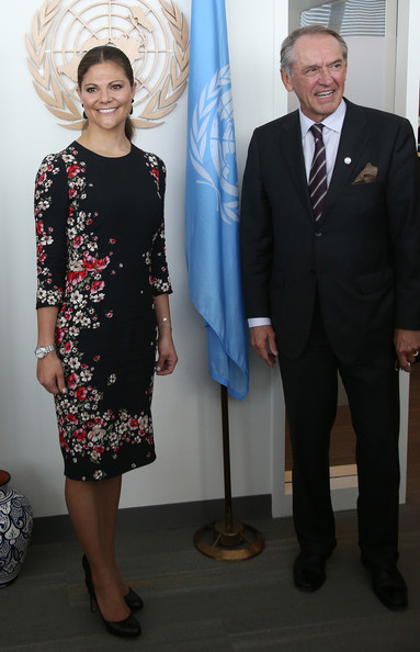 Crown Princess Victoria Visits the United Nations in New York