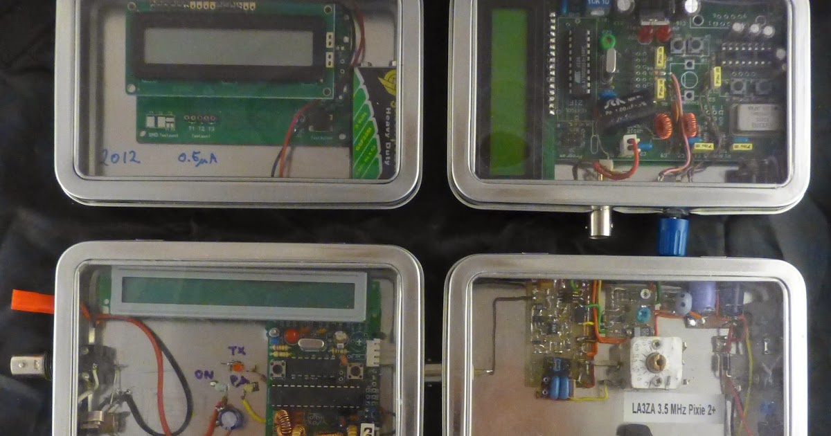 LA3ZA Radio & Electronics: Show off your project in a clear top tin