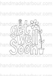 Handmade Harbour: Get Well Soon - Digi Stamps