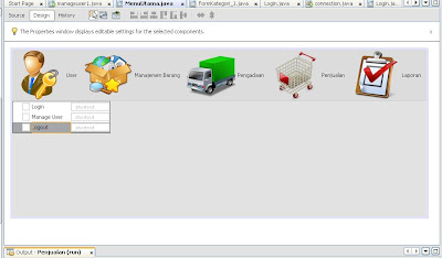 Membuat Form Login dan Menu Utama Aplikasi Penjualan dengan Netbeans