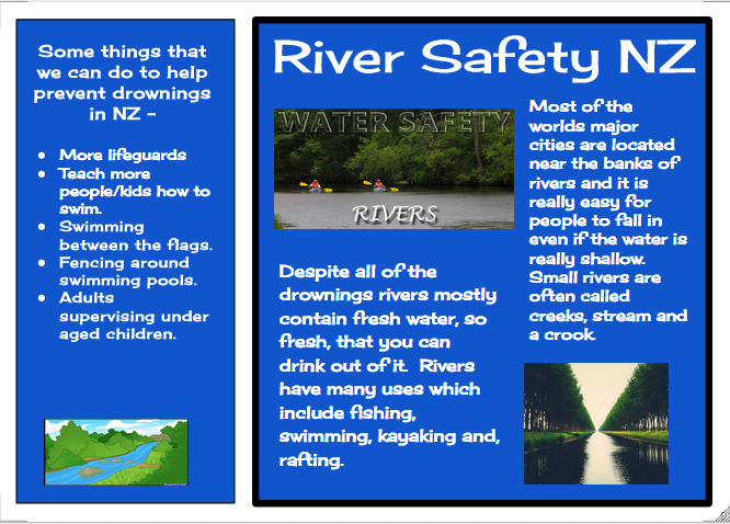 Digital Footsteps: Candice's River Safety Brochure