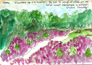 Caatje's Artsy Stuff: A big thank you and some sketchbook pages