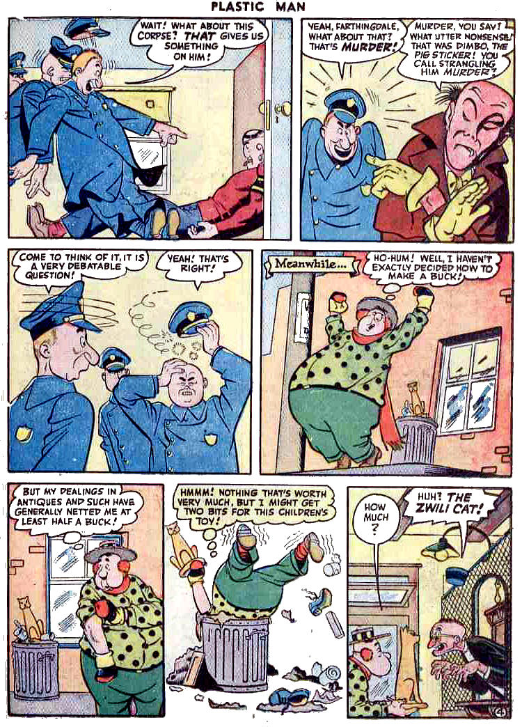 Pappy's Golden Age Comics Blogzine: Number 1226: The funny filler