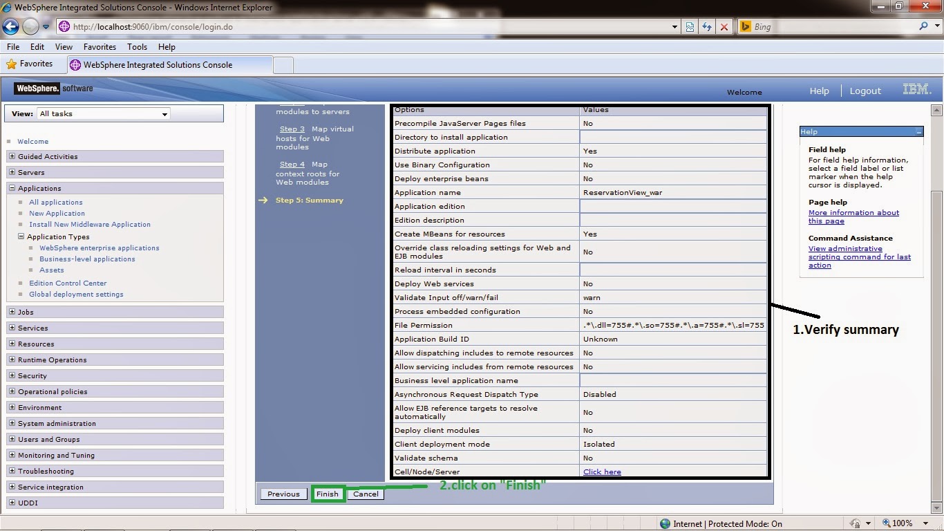 IBM WebSphere Application Server: Deploying application in cluster in ...