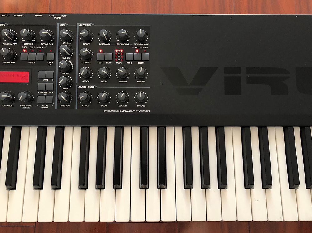 MATRIXSYNTH: Access Virus KC / C Keyboard w/ Extras SN *KCCjUs2C7nL*