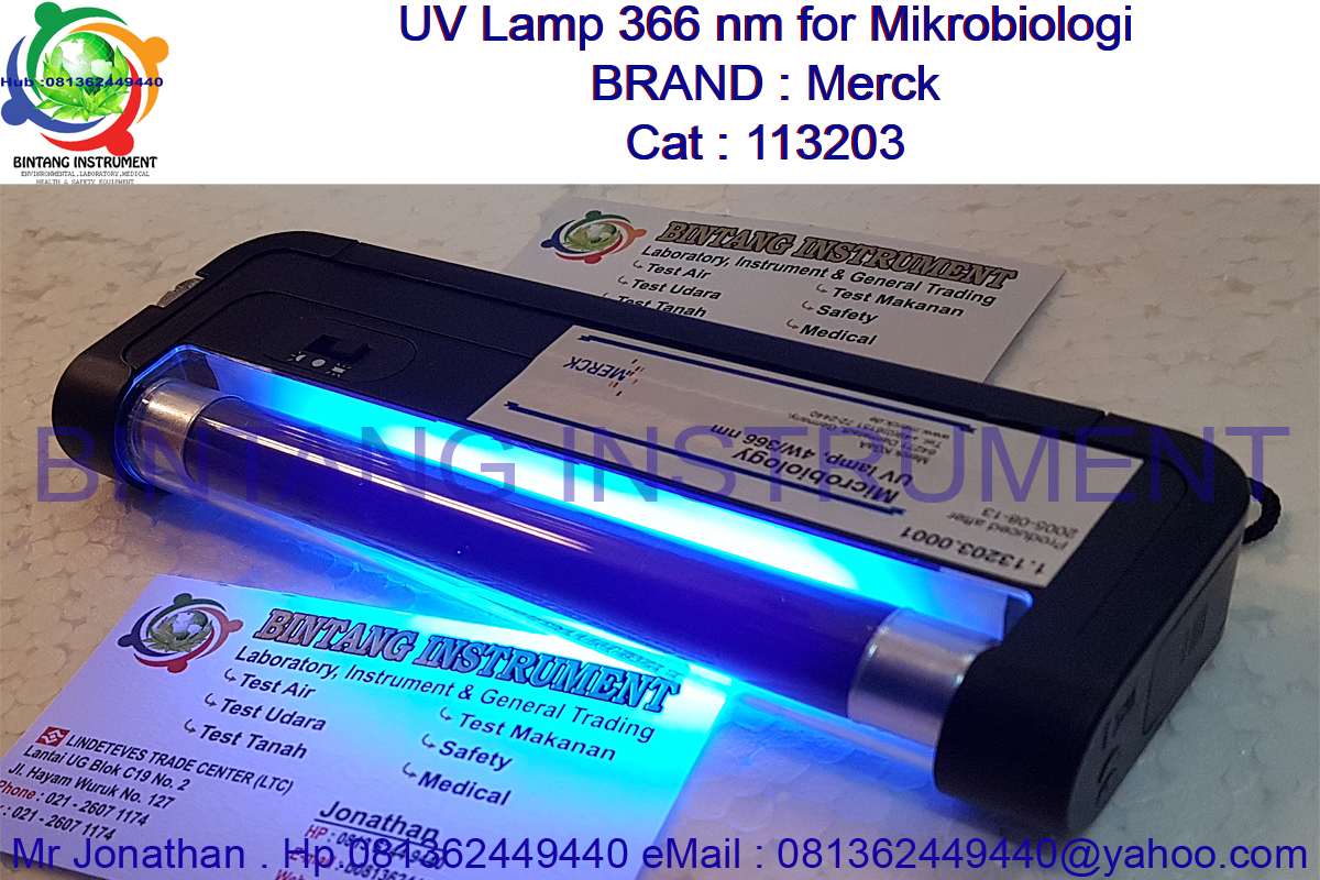 BINTANG INSTRUMENT : 081362449440 Jual UV Lamp 366 nm Merck Cat 1.13203 ...