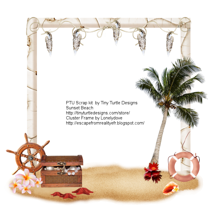 Escape From Reality Blog: FTU 'Sunset Beach' Cluster & Cluster Frames