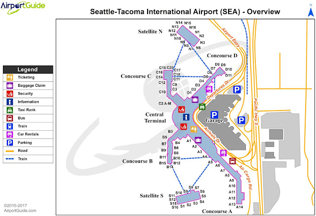 Seattle Tacoma Airport Map