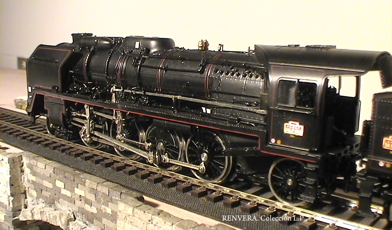 Taller RENVERA: Locomotora SNCF 141 P, tender 34 P