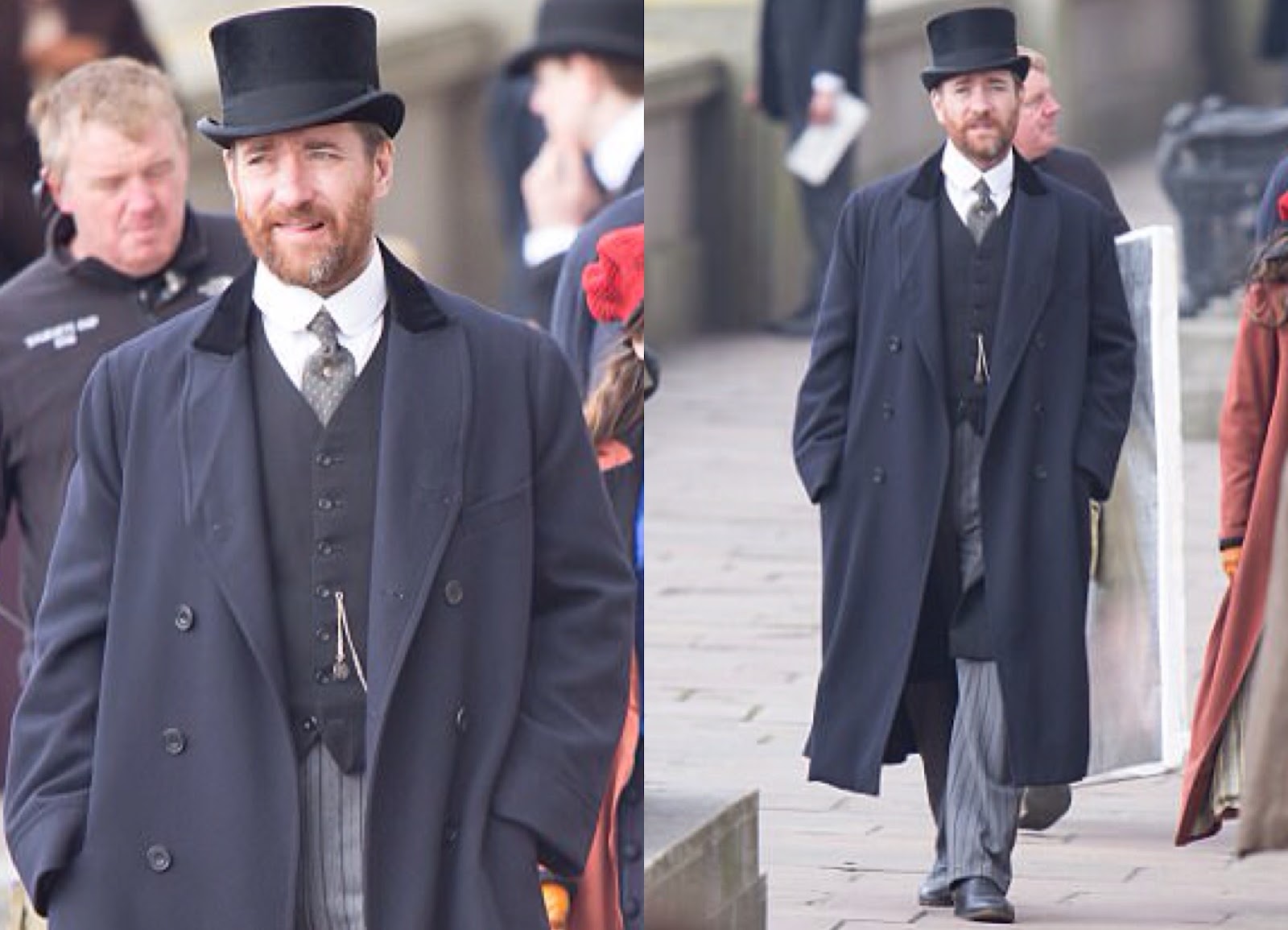 Photos: First Look of Matthew Macfadyen as Henry Wilcox on set of ...