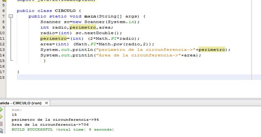 Calcular El Perimetro De Un Circulo En Java - Company Salaries 2024