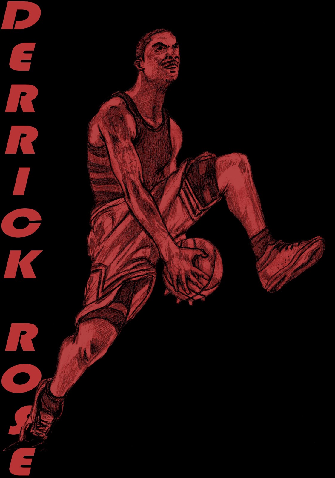 Semonu ART: Derrick Rose design Process