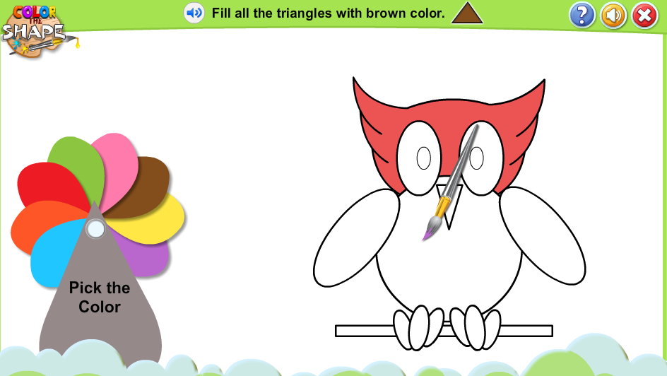 Easy Peasy!: COLOR THE SHAPES (1º,2º)