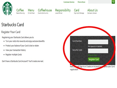 Cara Registrasi Kartu Starbucks "Starbucks Card" | Cara Registrasi Mudah
