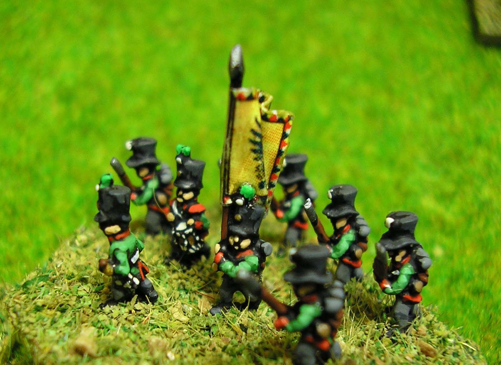 Finally, 6mm Napoleonic Austrians finished